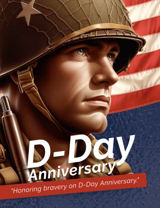 D-Day anniversary Template | PosterMyWall