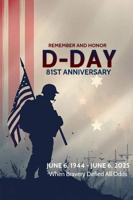 D-day Anniversary Template Poster | PosterMyWall