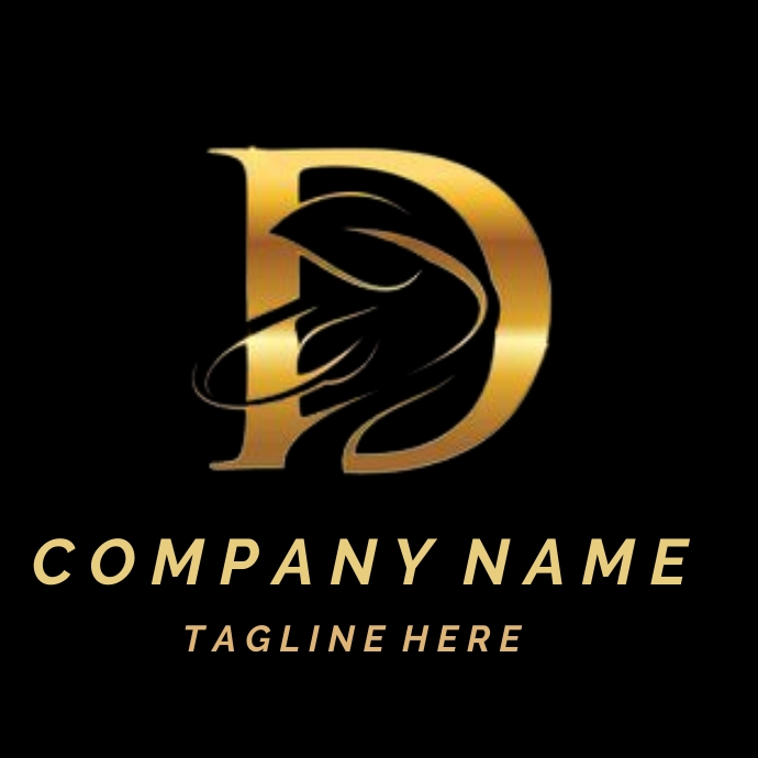 D letter logo Template | PosterMyWall