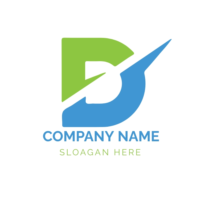 D logo design| Company logo Template | PosterMyWall
