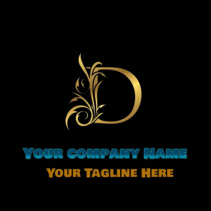 D logo Template | PosterMyWall