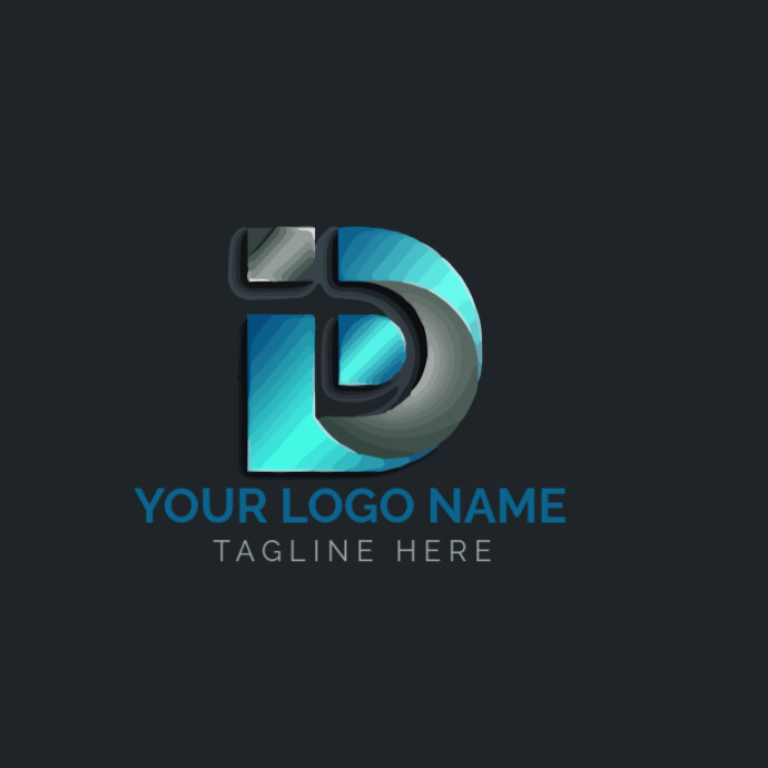 D Logo type Template | PosterMyWall