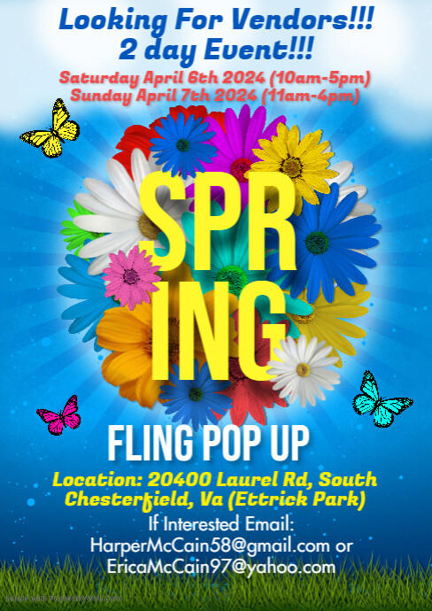 SPRING EVENT POSTER | PosterMyWall