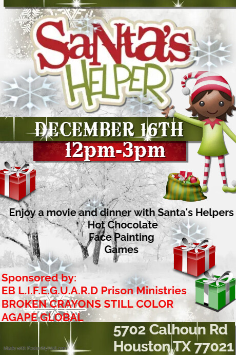 Santas Helper Event Template*- | PosterMyWall