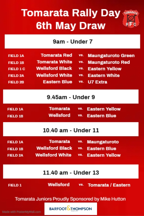 Copy of 2023 Tomarata Rally Day Drw (1) | PosterMyWall