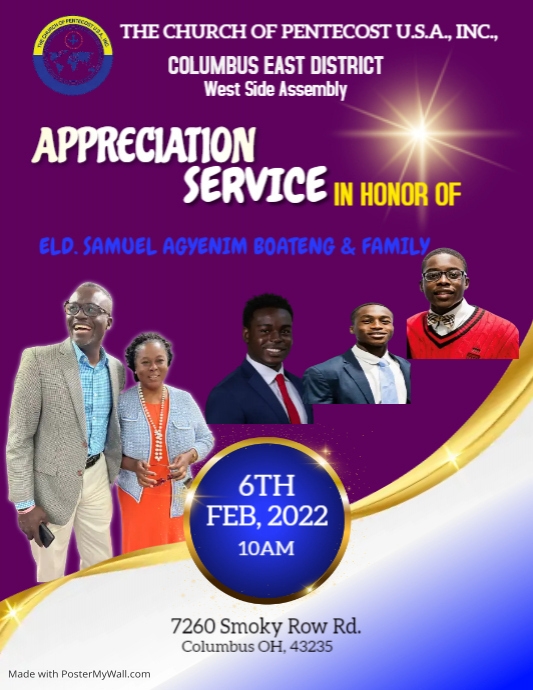 Copy of miracle service poster | PosterMyWall