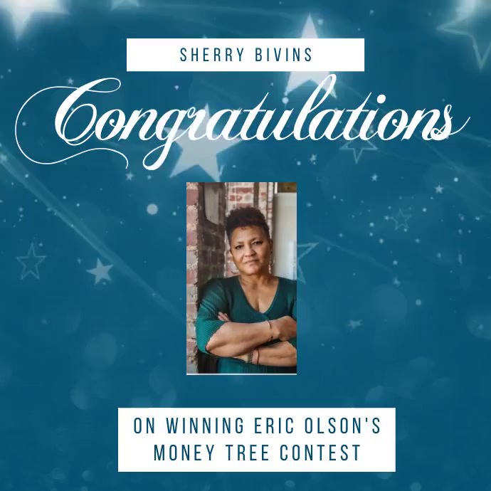 Blue congratulations on promotion greeting vi | PosterMyWall