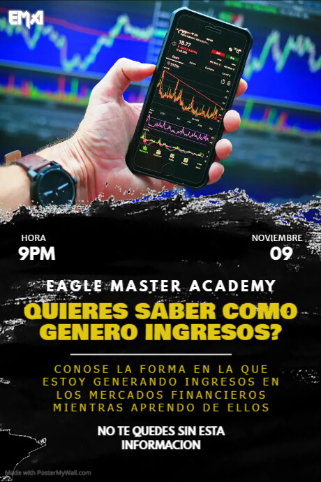 Investing money flyer template | PosterMyWall