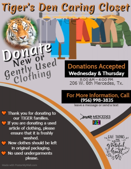 Copy of Clothing Drive Flyer | PosterMyWall