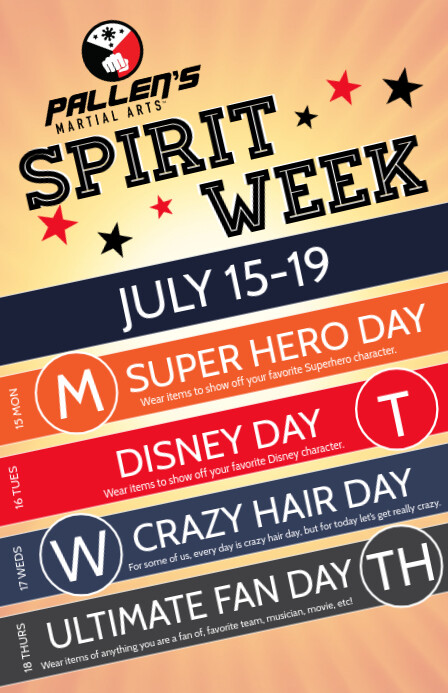 Spirit Week postcard 2022 | PosterMyWall