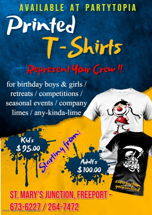 T-shirt print Poster | PosterMyWall