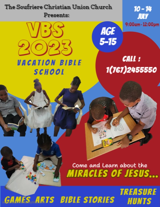 Copy of Vacation Bible School Flyer | PosterMyWall
