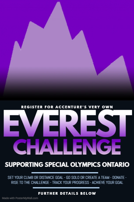 Everest Challenge Poster | PosterMyWall