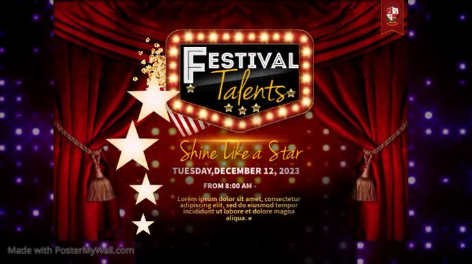 Talent Show Video Ads | PosterMyWall