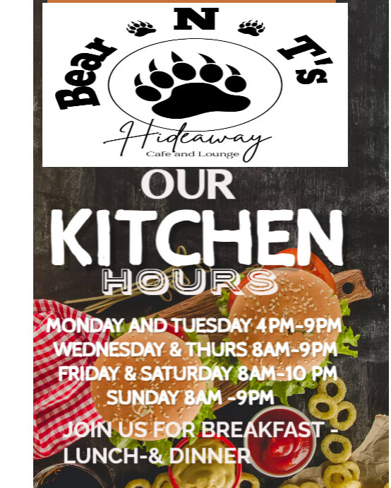 Copy of Instagram size of Kitchen Open Restaurant Promo Poster Template ...