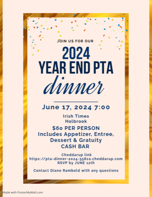 Copy of Copy of Employee Appreciation Dinner Invite Template | PosterMyWall