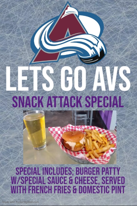 avs snack attack thu | PosterMyWall
