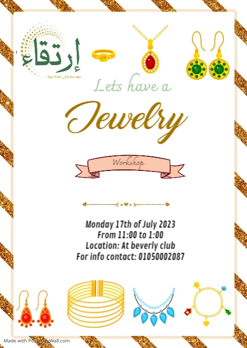 Jewelry making birthday party invitation | PosterMyWall