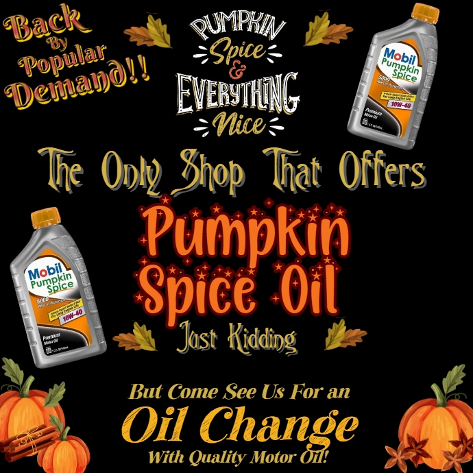 Pumpkin spice, fall, 1st day of fall (1) | PosterMyWall