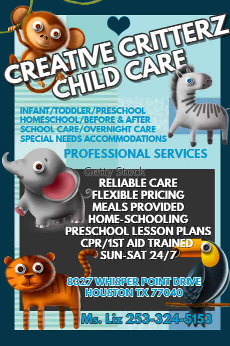 Child Care | PosterMyWall