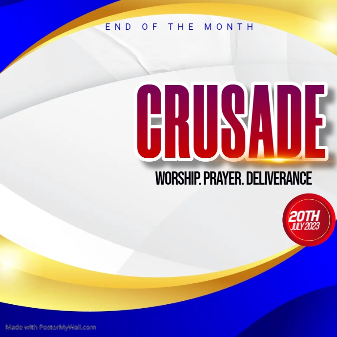 Church Crusade | PosterMyWall