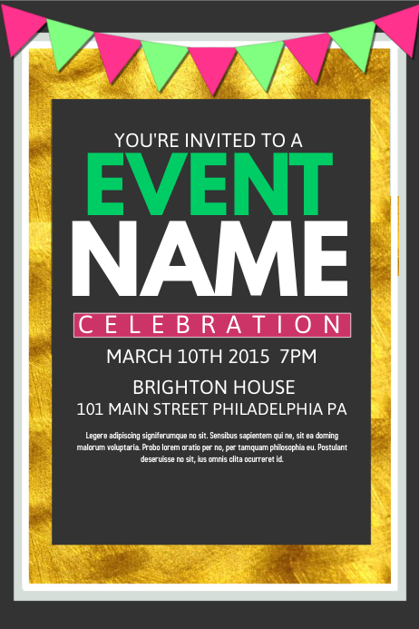 Event Template | PosterMyWall