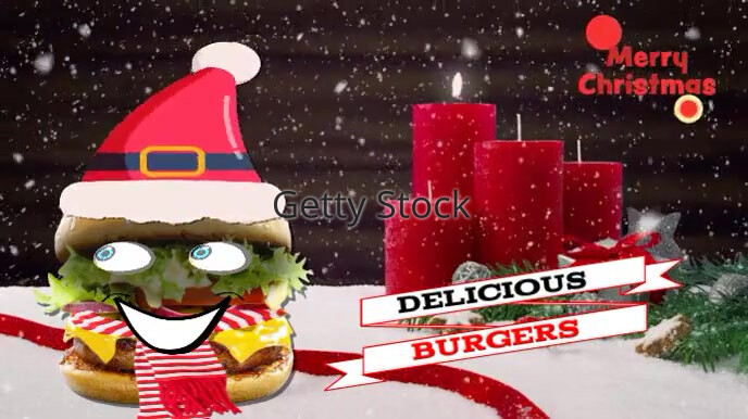 Copy of BURGERS CHRISTMAS (1) | PosterMyWall