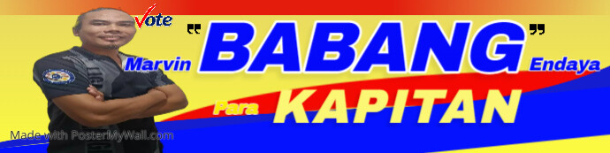 Barangay Councilor Tarpaulin | PosterMyWall