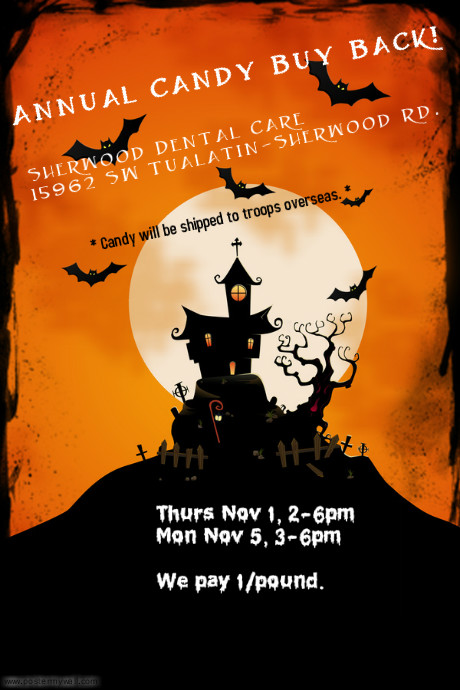 Halloween Candy Buy Back | PosterMyWall