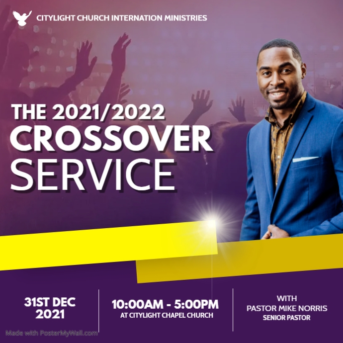 Copy of CROSS OVER service flyer design | PosterMyWall