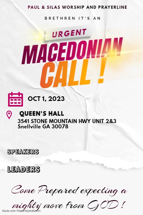 prayer revival conference | PosterMyWall