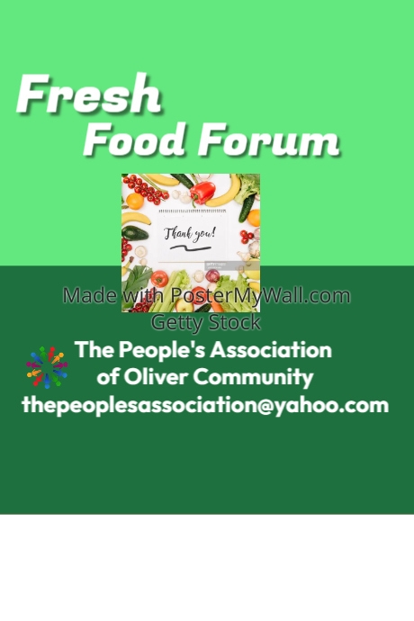 Fresh food forum | PosterMyWall