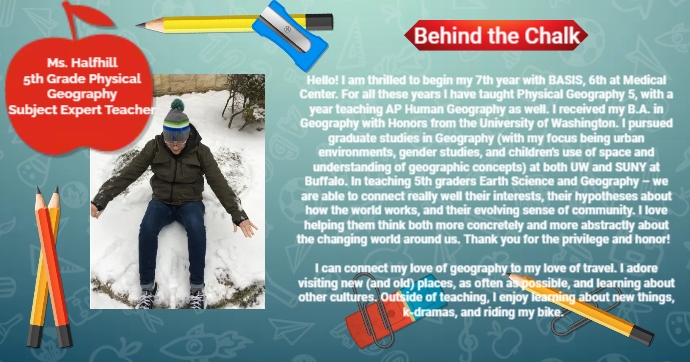 Copy of Behind the Chalk - Halfhill5 | PosterMyWall