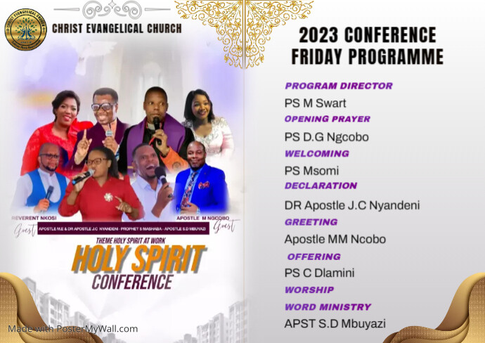 Copy of Passover program | PosterMyWall