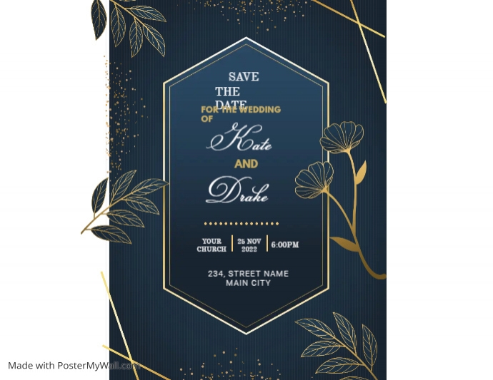 Copia de Salinan Salinan save the date | PosterMyWall