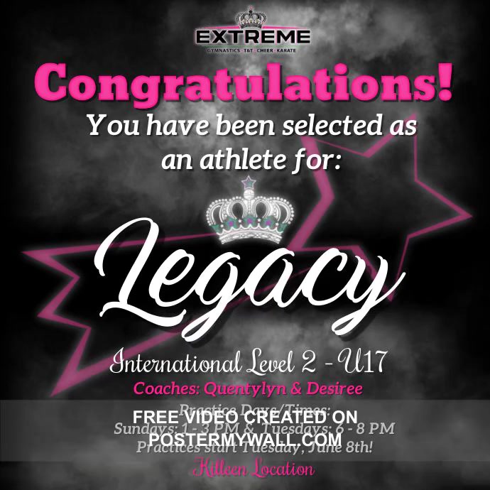Legacy | PosterMyWall