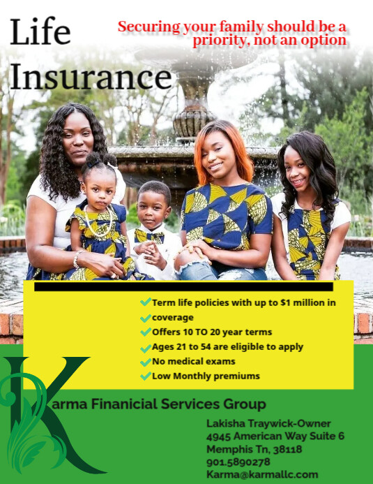 Copy of Life Insurance Flyer Poster | PosterMyWall