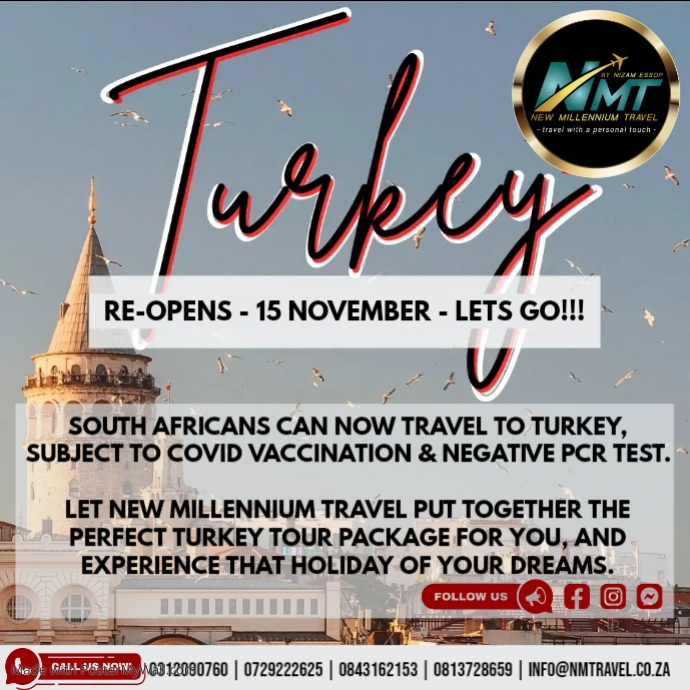 Copy of TURKEY RE-OPENS | PosterMyWall