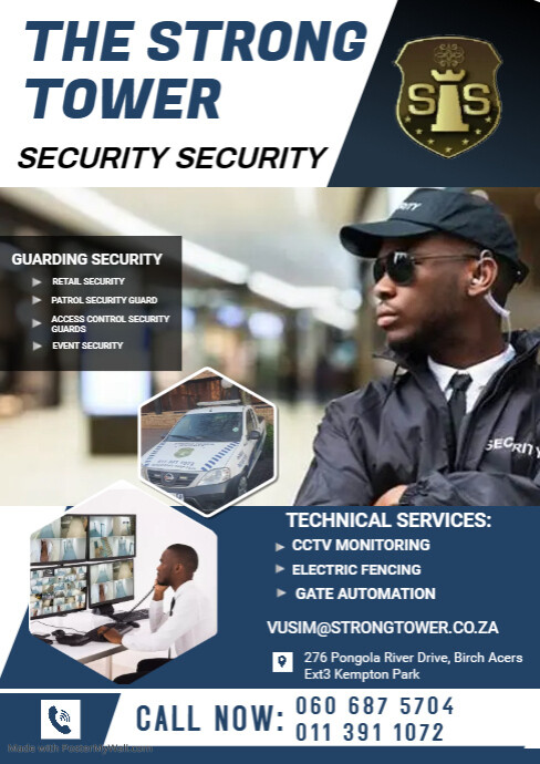 Copy of security service flyer (1) | PosterMyWall