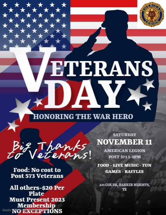 Veterans Day Flyer | PosterMyWall