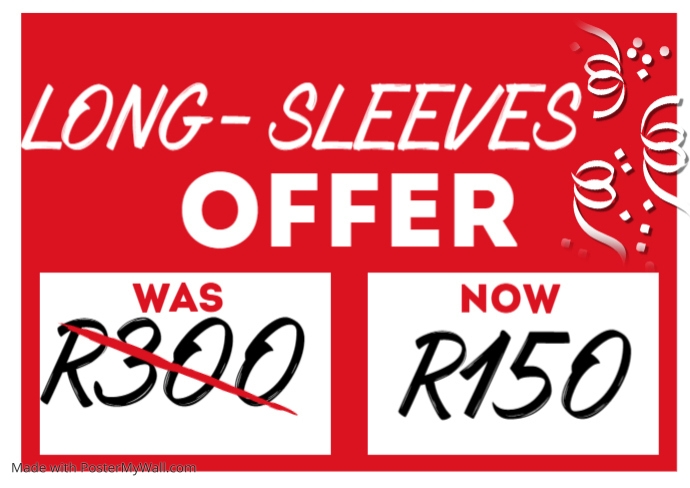 Copy of Special Offer was now price poster template | PosterMyWall