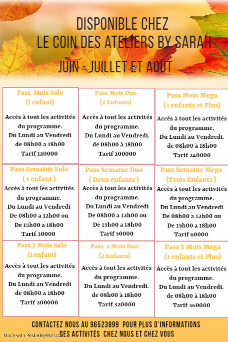 September Fall Upcoming Event Flyer (2) | PosterMyWall