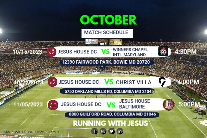 Football Match Banner Post | PosterMyWall