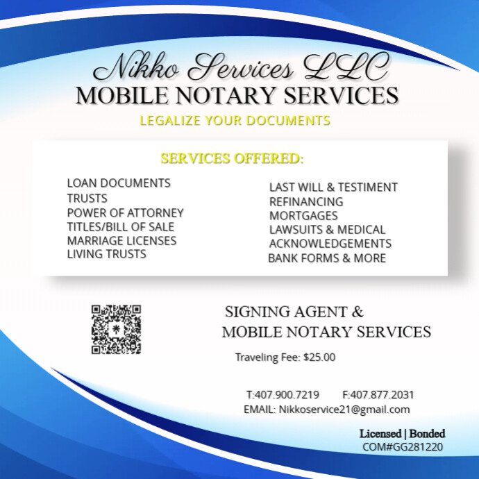 Notary Services Flyer Instagram Post | PosterMyWall