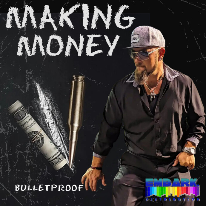 Gun Drug Dollar mixtape album cover template | PosterMyWall