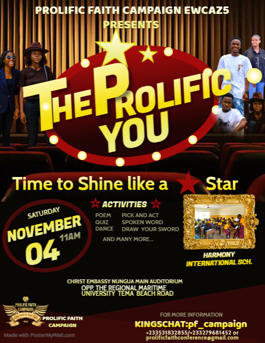 Copy of THE PROLIFIC YOU (1) | PosterMyWall