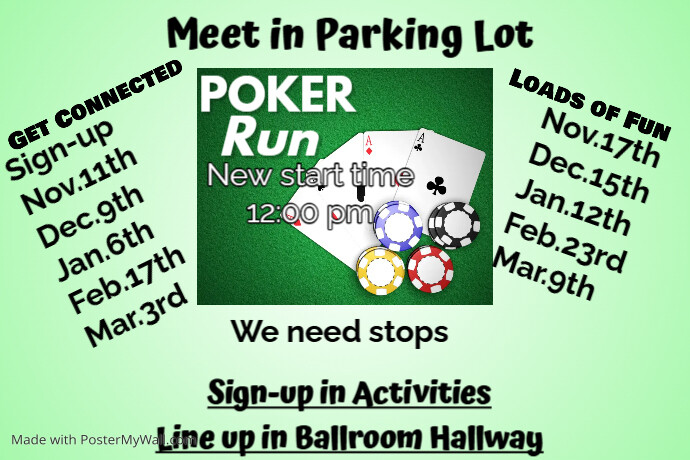 Poker Run 2024-25 | PosterMyWall