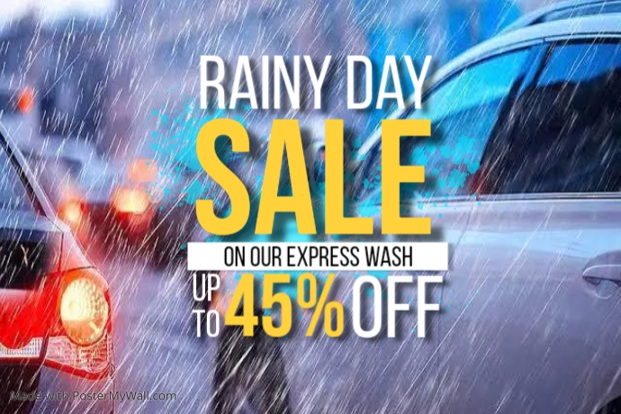 Rainy day sale | PosterMyWall