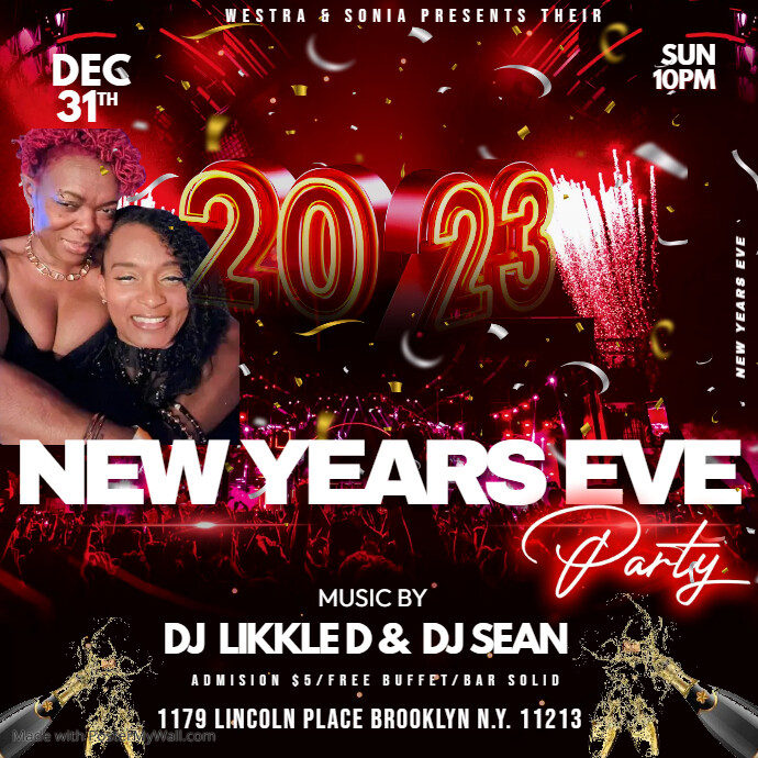 2023 new year party flyer | PosterMyWall