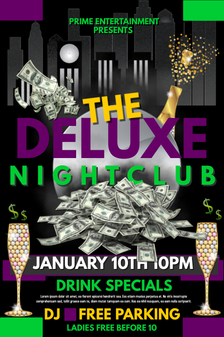 Night Club Template | PosterMyWall